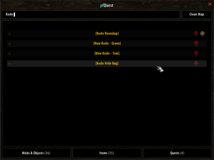 pfQuest - Splashgame Community