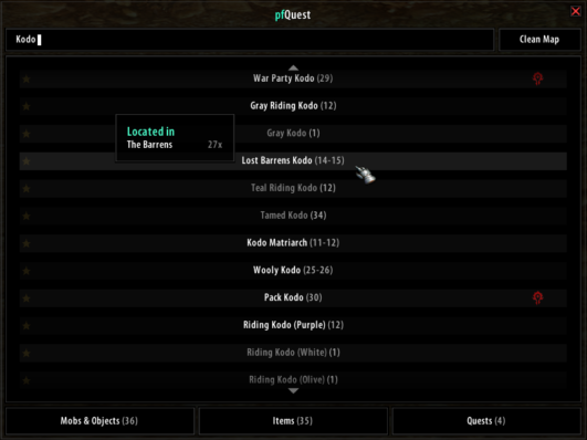 pfQuest - Splashgame Community