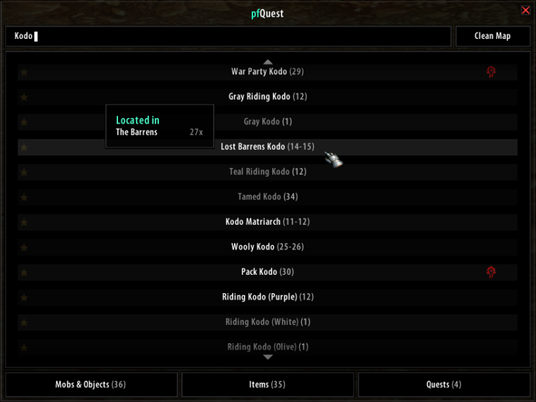 pfQuest - Splashgame Community